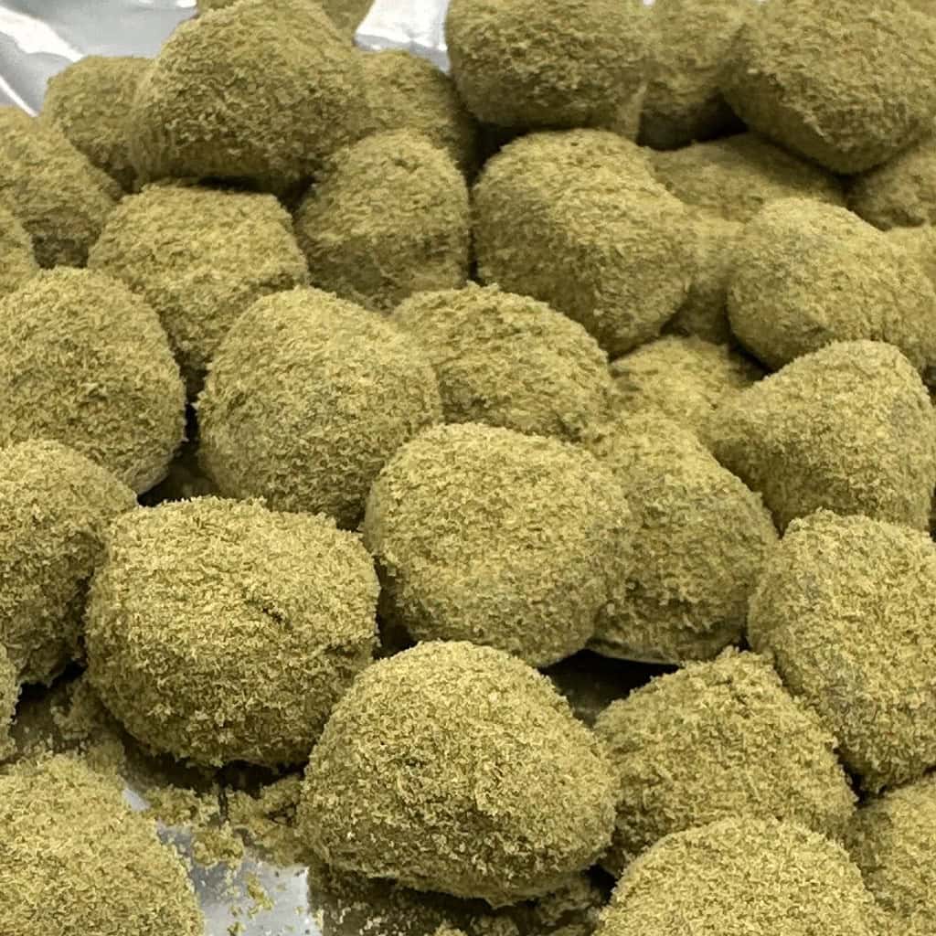 Trop Cherry THCA Moonrocks | Premium THCA Buds Rolled in Kief